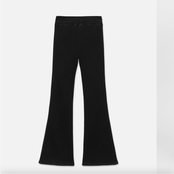 Frame Denim | Jeans | Frame The Jet Set Flare Black Flared Jeans Sheen ...